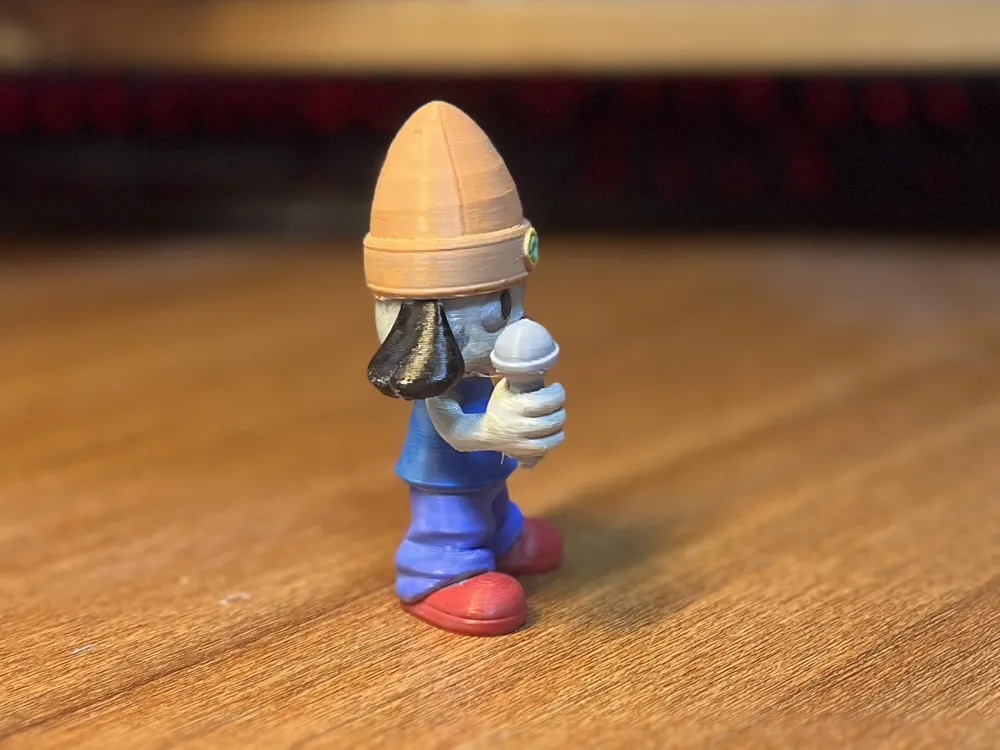Cute PaRappa form PaRappa the Rapper - Free 3D Print Model - MakerWorld