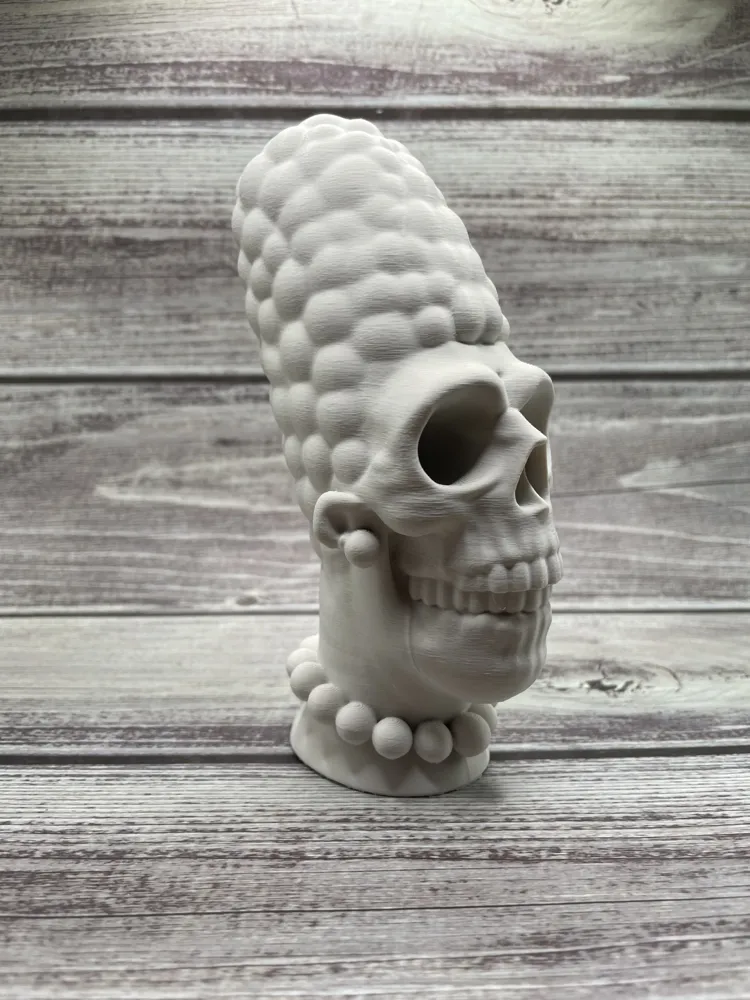 Marge Simpson Skull - Free 3D Print Model - MakerWorld