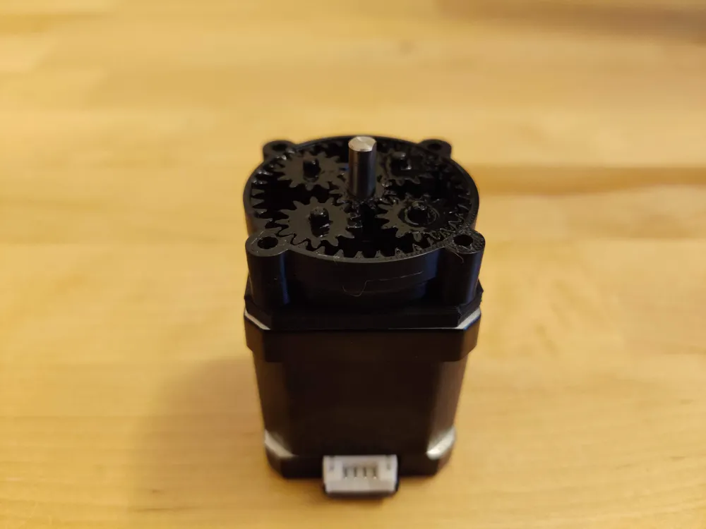 Slim planetary gearbox for Nema 17 - Free 3D Print Model - MakerWorld