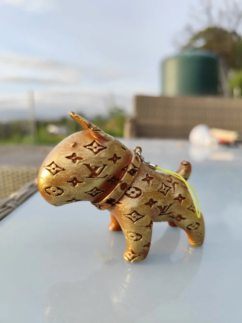 Chaveiro Louis Vuitton Bull Terrier - Modelo gratuito para impressão 3D ...