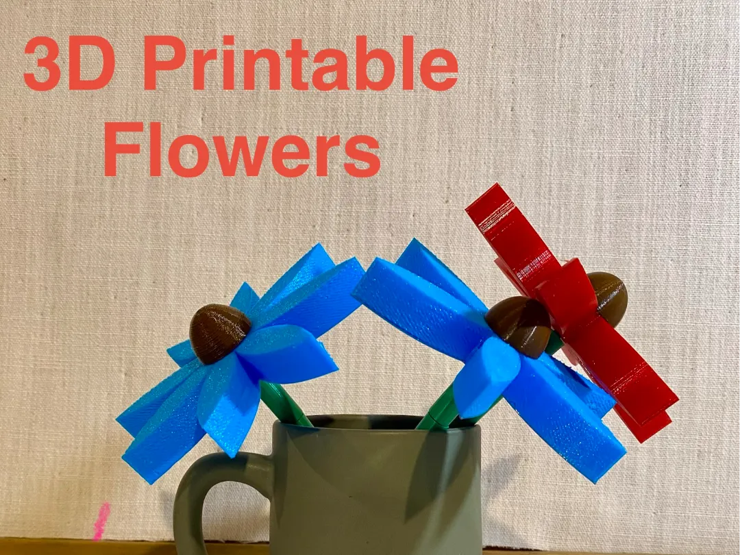 3D Printable Flowers - Free 3D Print Model - MakerWorld