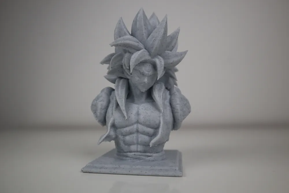 Gogeta Super Saiyan 4 Bust - Free 3D Print Model - MakerWorld