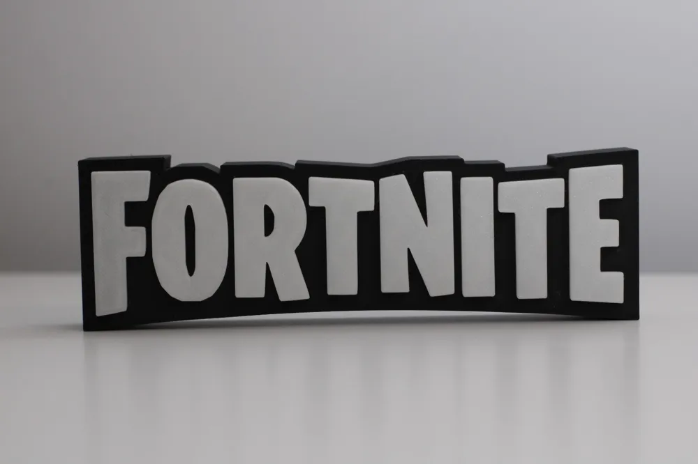 FORTNITE logo/sign no AMS & AMS - Free 3D Print Model - MakerWorld