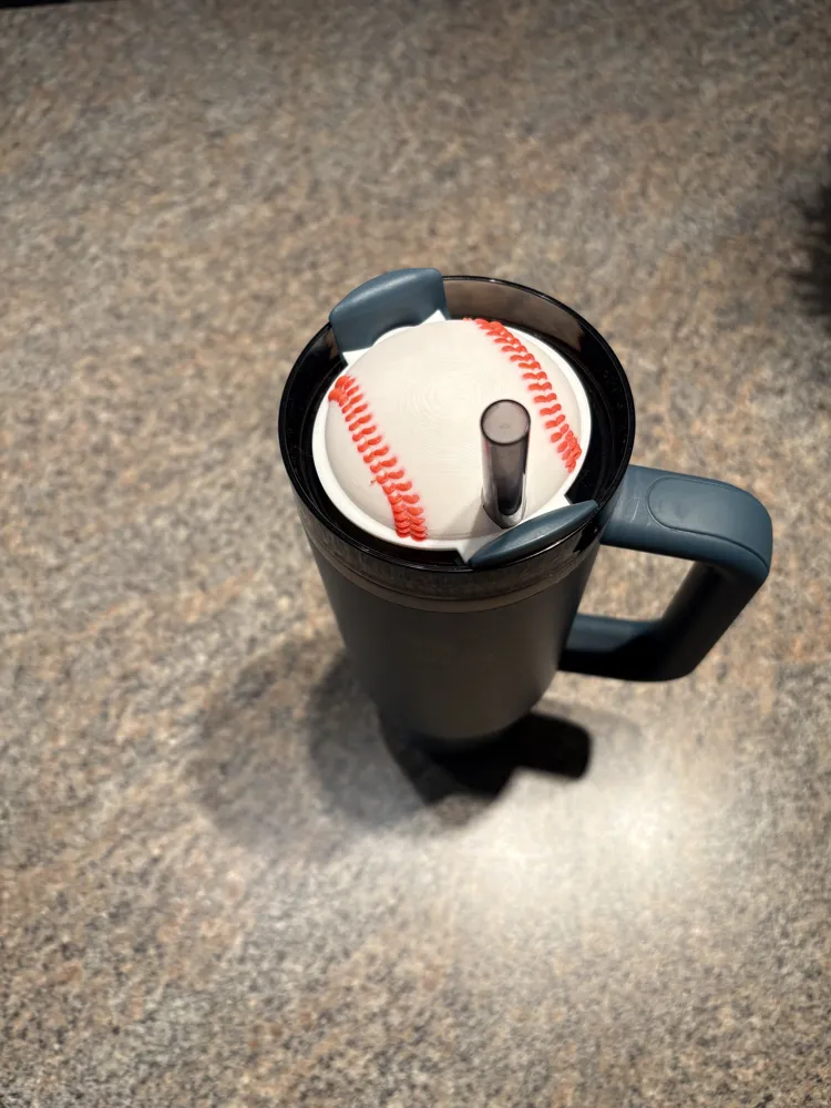 Baseball Stanley Topper - Free 3D Print Model - MakerWorld