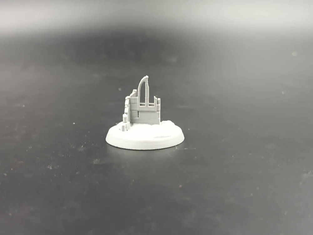 DnD Miniature Model Bases 32mm RPG -castle ruins 2 by drakeforge3d ...