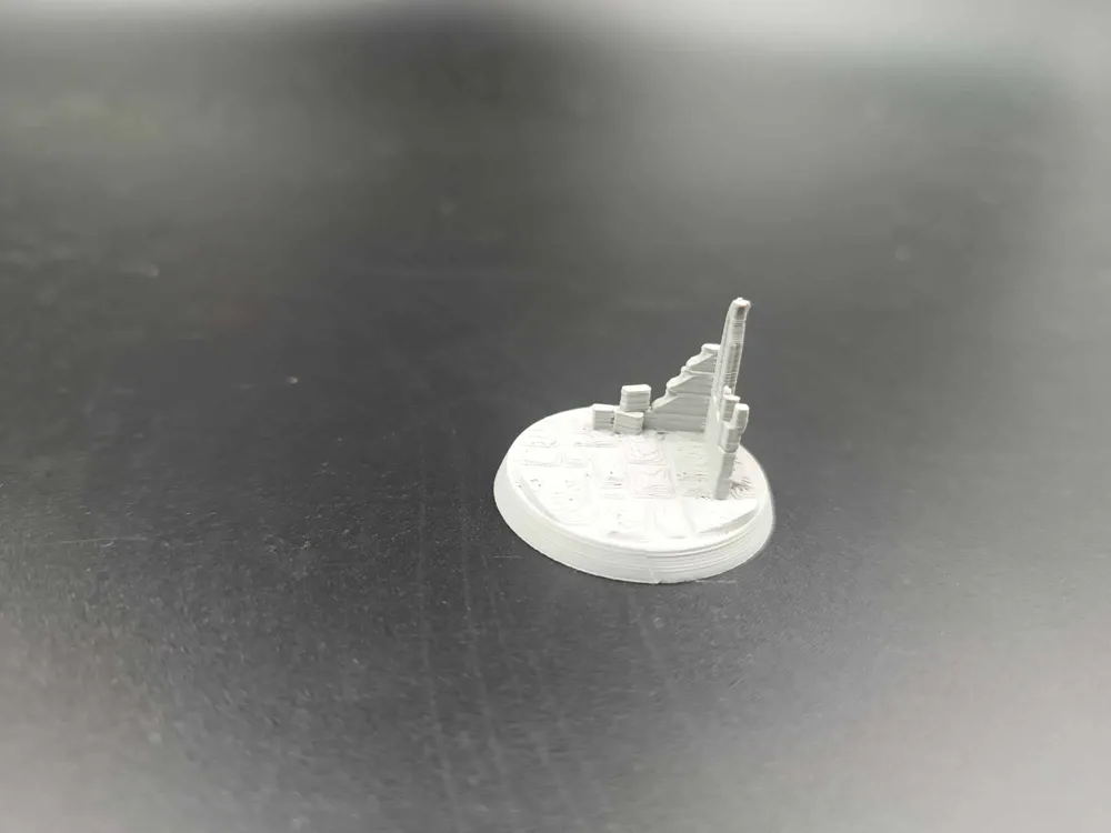 DnD Miniature Model Bases 32mm RPG -castle ruins 2 by drakeforge3d ...