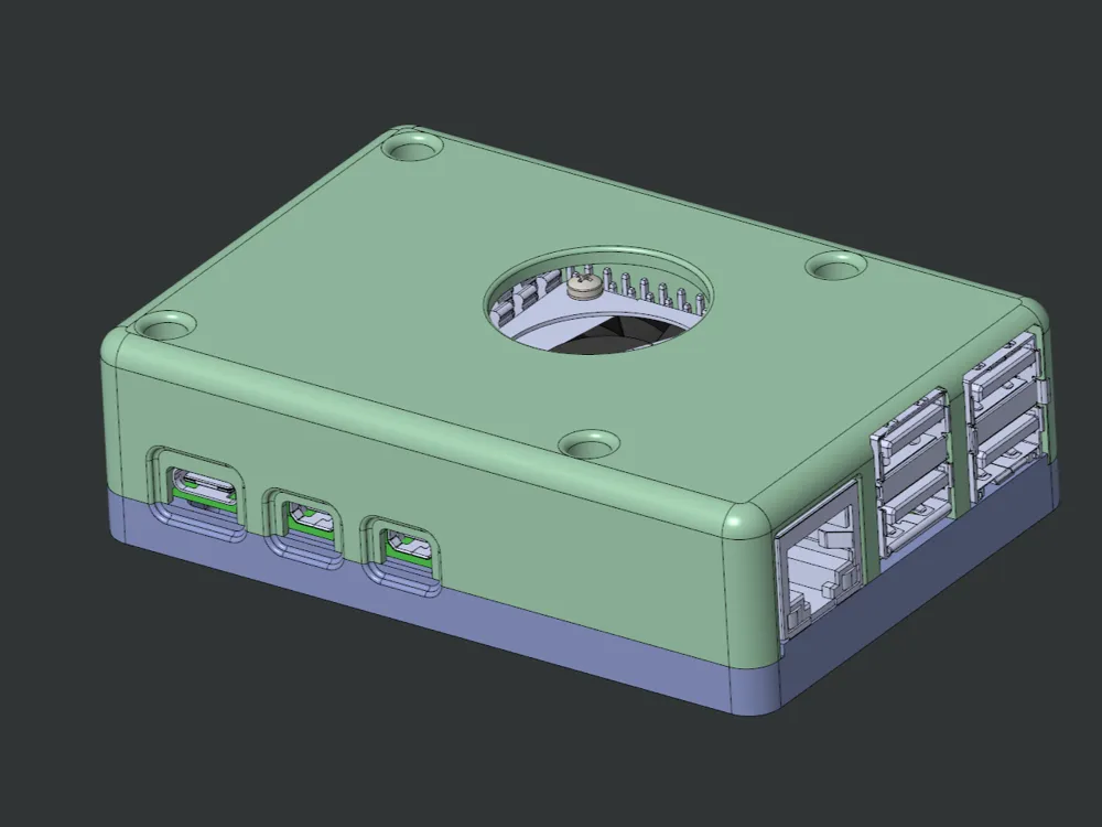 Raspberry Pi 5 Case MK1 - Free 3D Print Model - MakerWorld