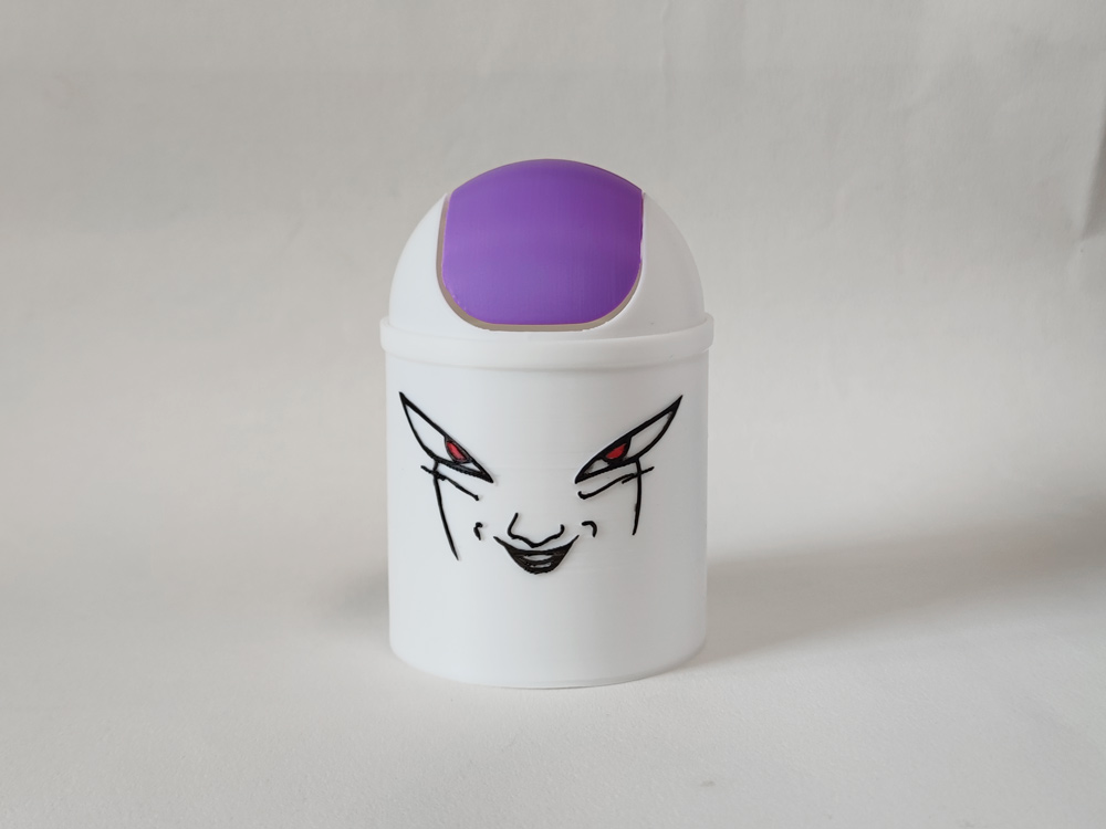 Frieza Trash Bin by TiNiY MakerWorld: Download Free 3D Models