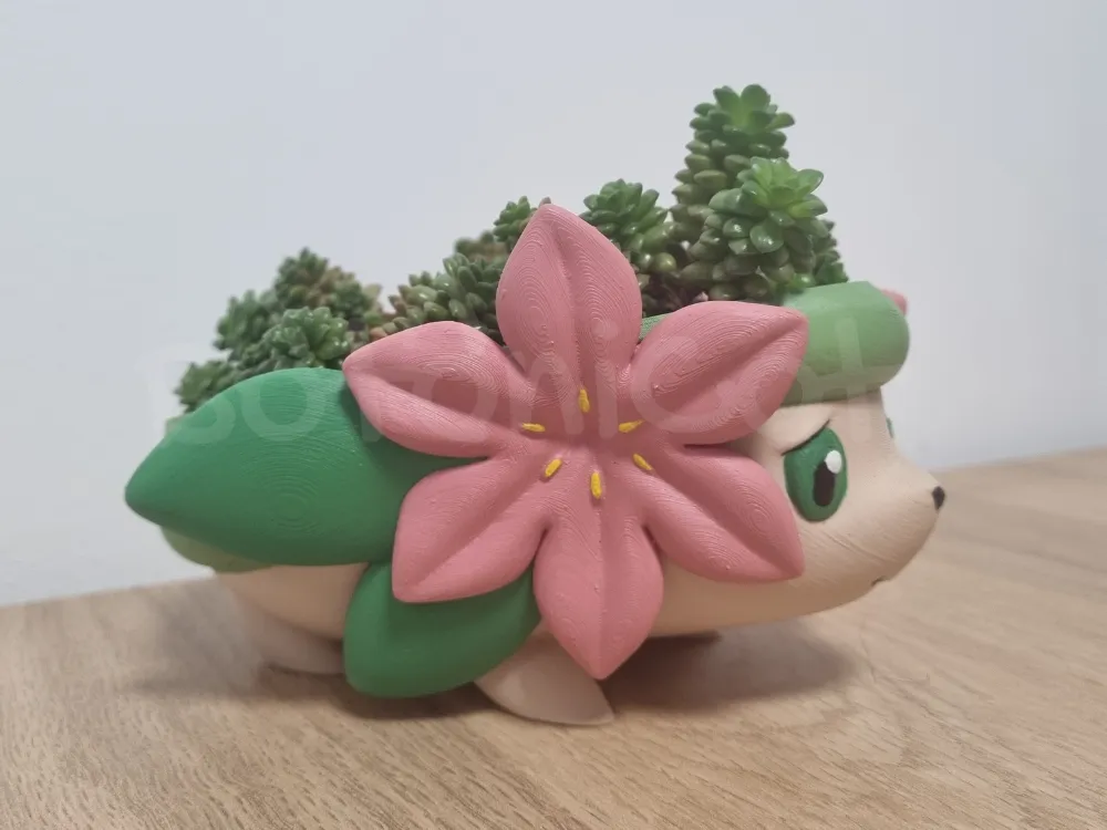 Planters & Co: Shaymin (Pokemon) Remixed by BotaniCat - MakerWorld