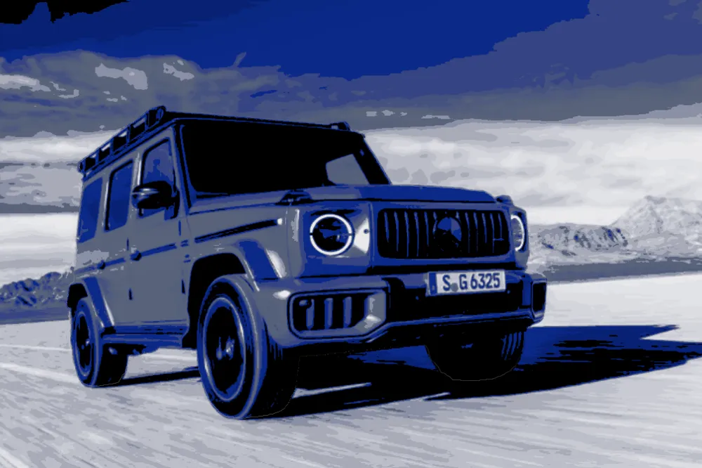 Mercedes Benz G-wagon G63 Hueforge. - Free 3D Print Model - MakerWorld