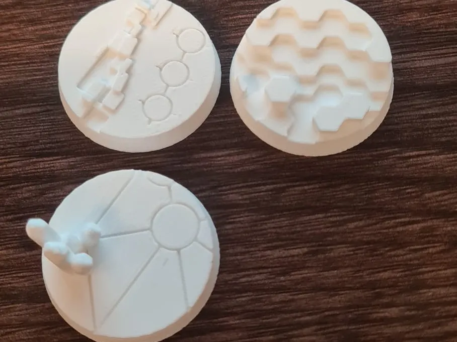 Necron-Style Bases - Free 3D Print Model - MakerWorld