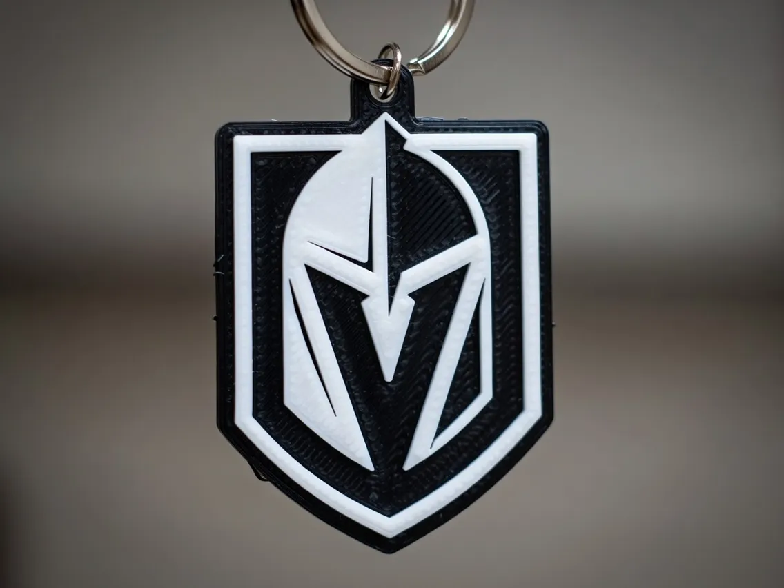 Vegas Golden Knights keychain - Free 3D Print Model - MakerWorld