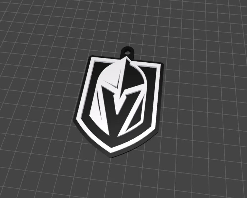 Vegas Golden Knights keychain - Free 3D Print Model - MakerWorld