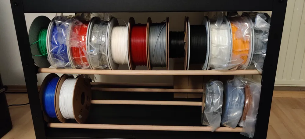 Filament Spool Shelf for IKEA Bror - Free 3D Print Model - MakerWorld