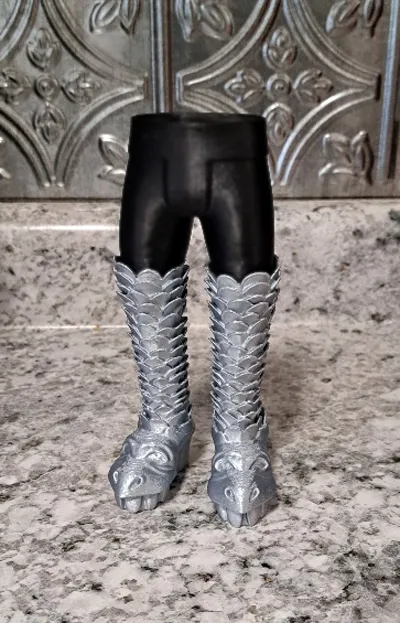 Elf On A Shelf Demon KISS Boots/legs - Free 3D Print Model - MakerWorld