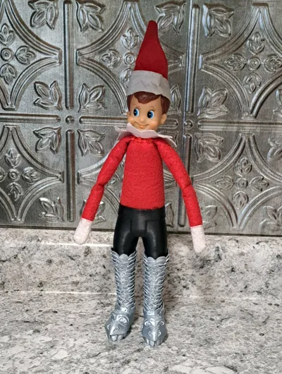 Elf On A Shelf Demon KISS Boots/legs - Free 3D Print Model - MakerWorld