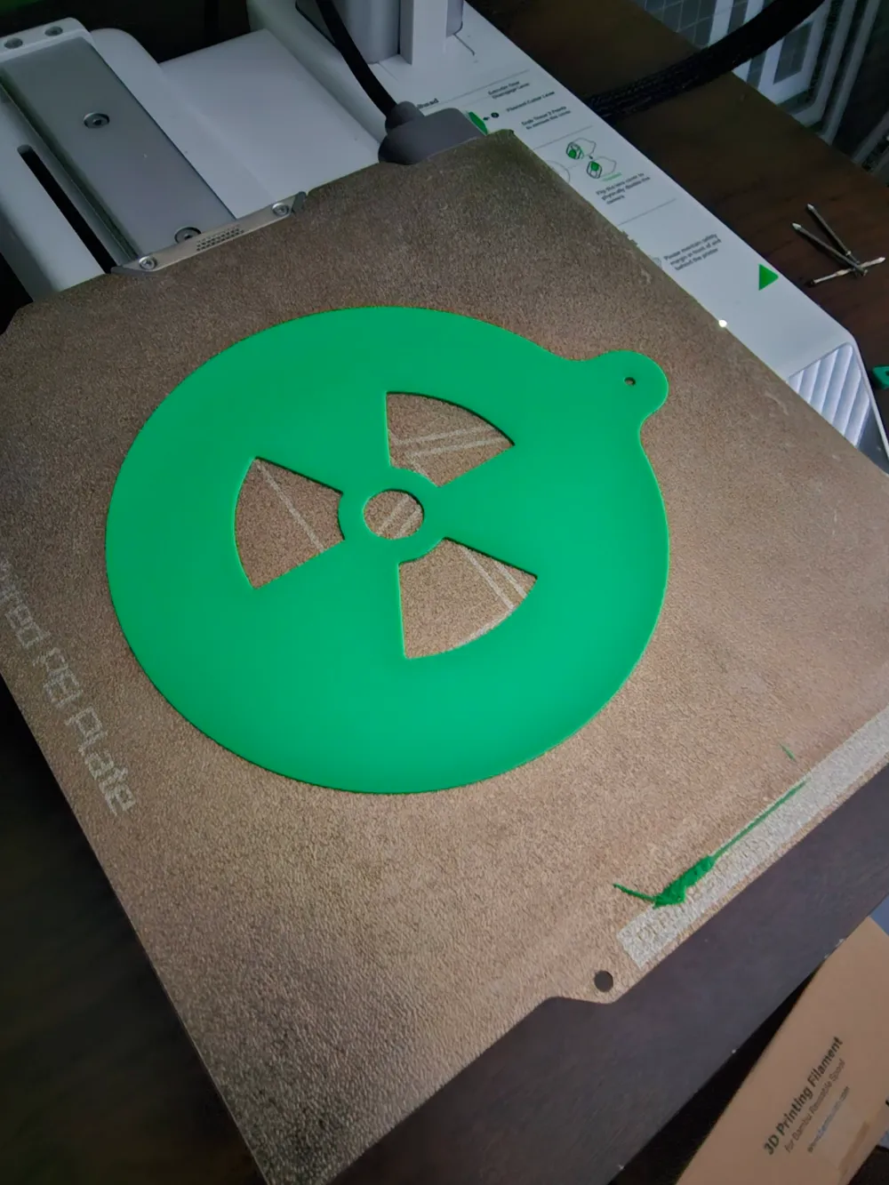 Perfect Radioactive Latte Art Stencil - Free 3D Print Model - MakerWorld