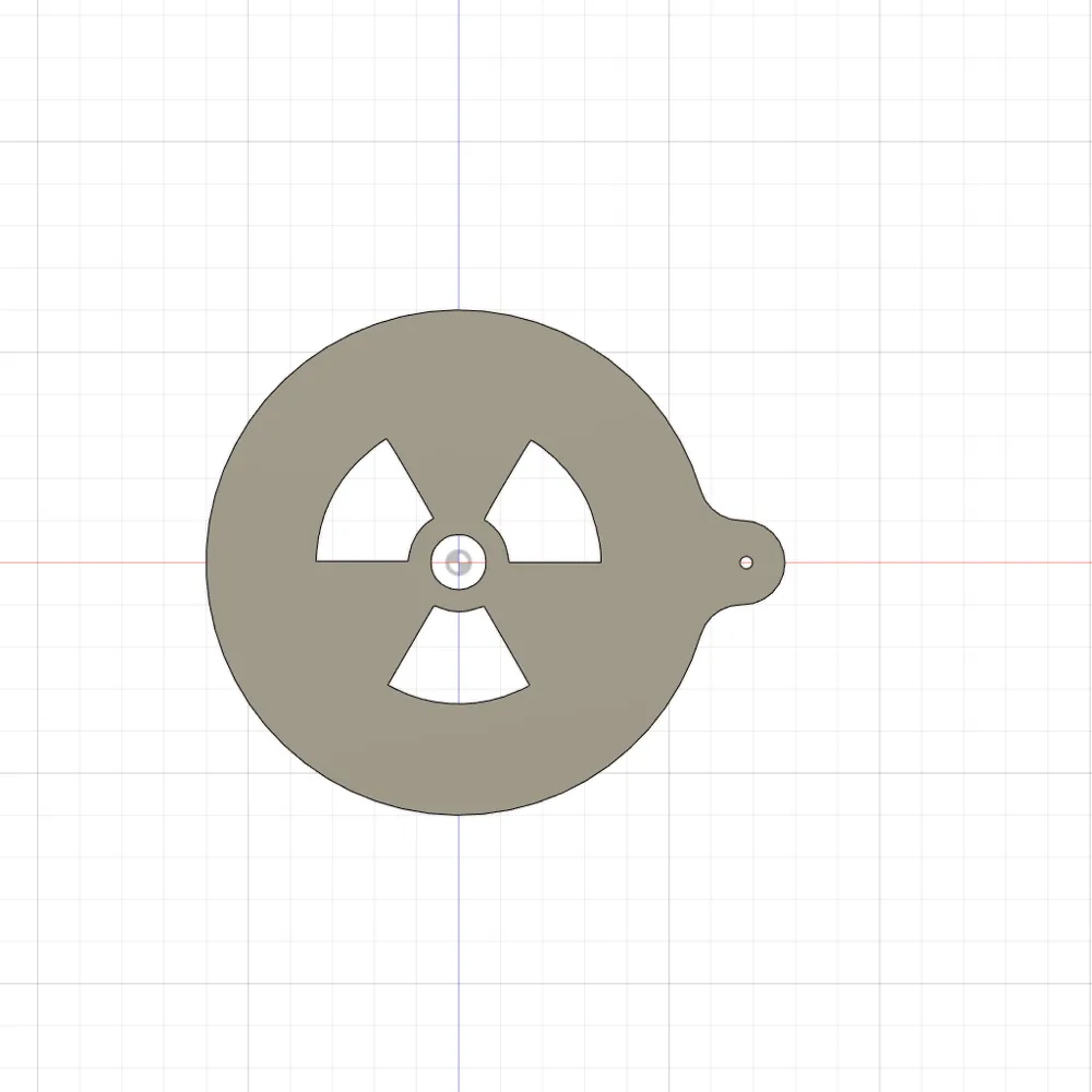 Perfect Radioactive Latte Art Stencil - Free 3D Print Model - MakerWorld