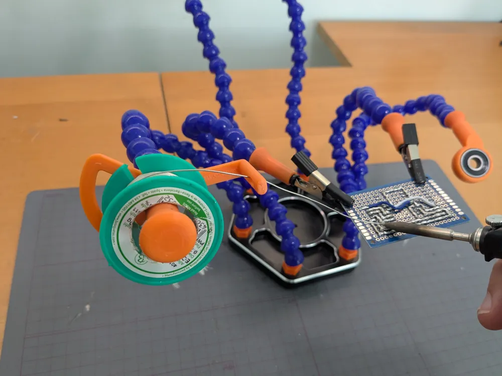 Loc Line Soldering wire holder - Free 3D Print Model - MakerWorld