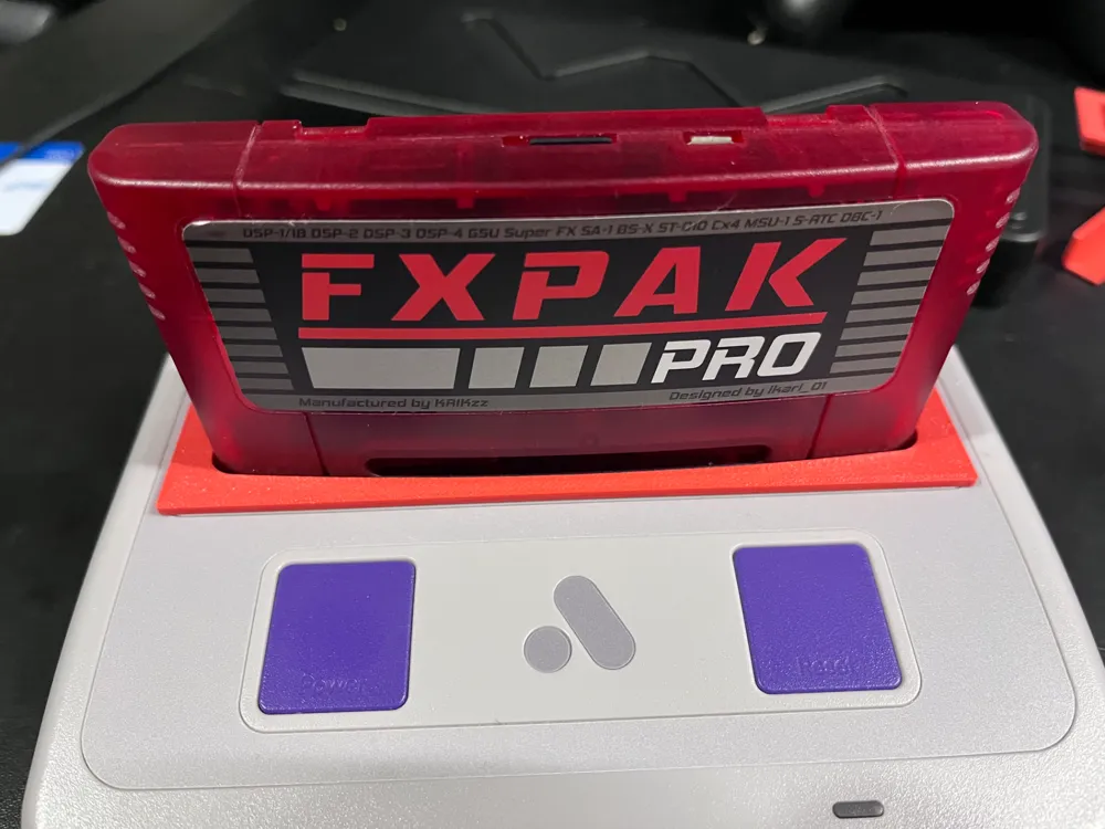 Super Famicom Cartridge to SNES Brace - Free 3D Print Model - MakerWorld