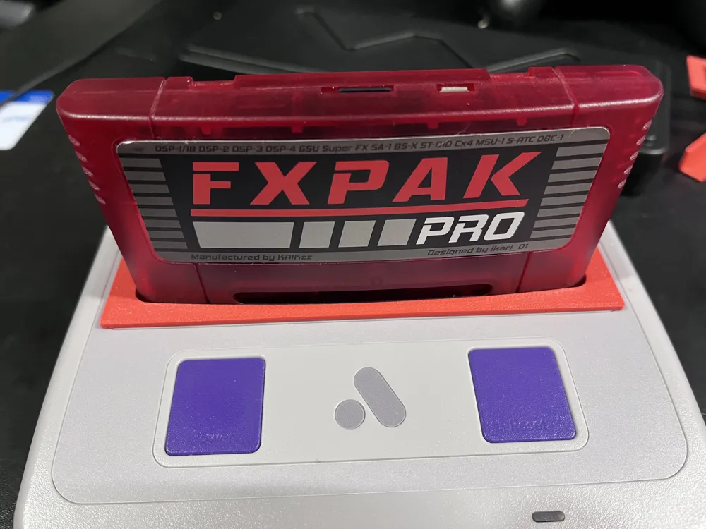 Super Famicom Modul zu SNES Halterung – Kostenloses 3D-Druckmodell ...