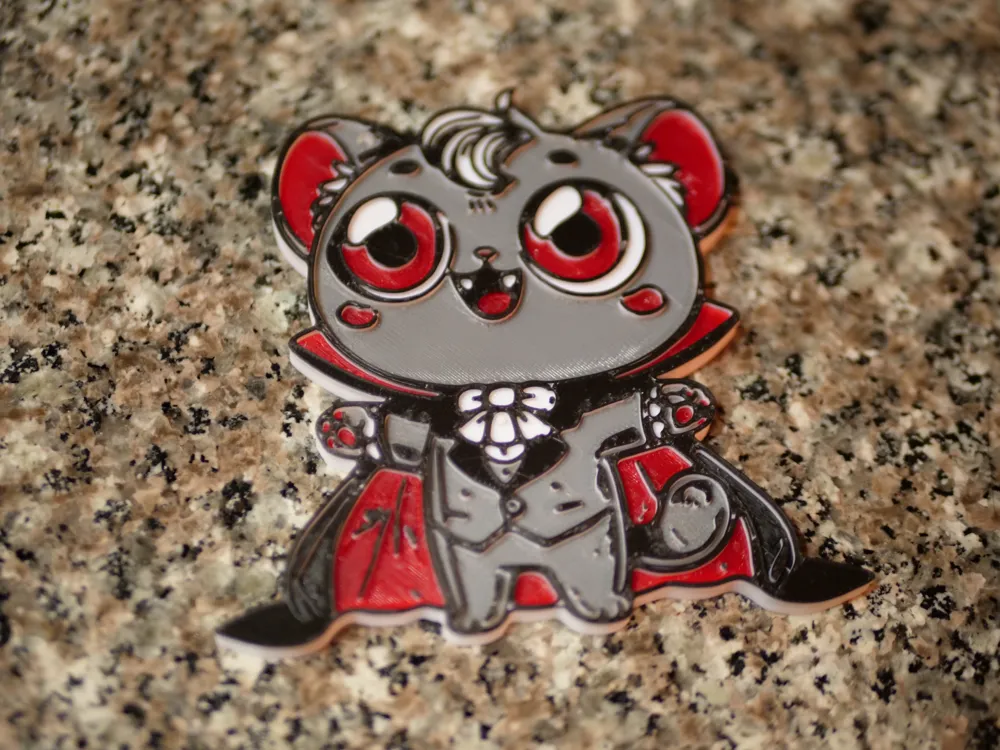 Halloween Dracula Cat by Lee - MakerWorld