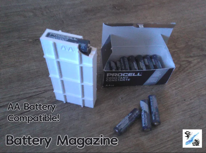 AA Battery Magazine - Free 3D Print Model - MakerWorld