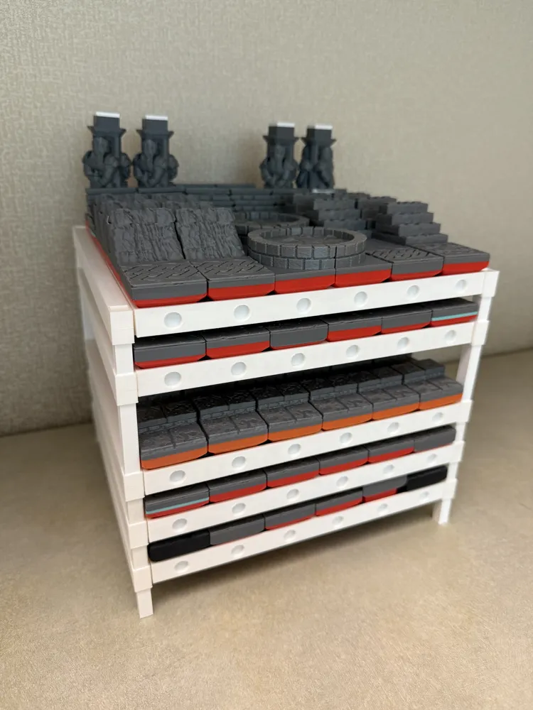 Dungeon Blocks Modular Shelf System - Free 3D Print Model - MakerWorld