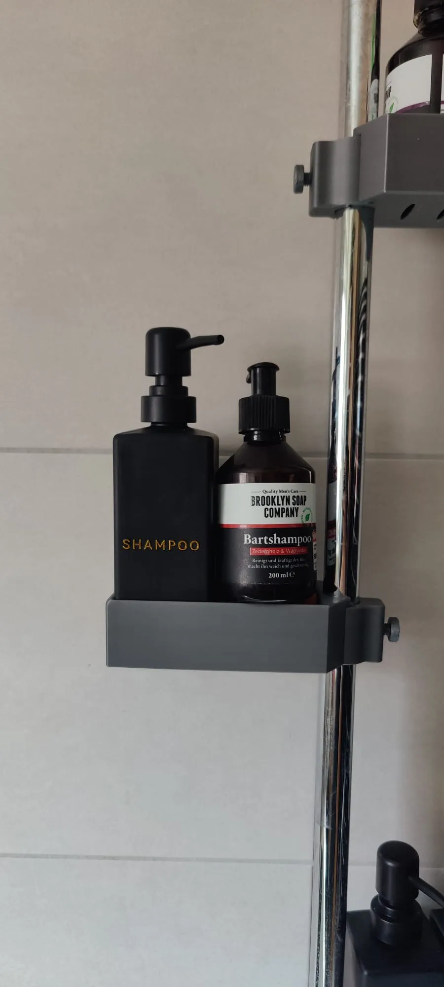 Shower Rod Shelf - Free 3D Print Model - MakerWorld