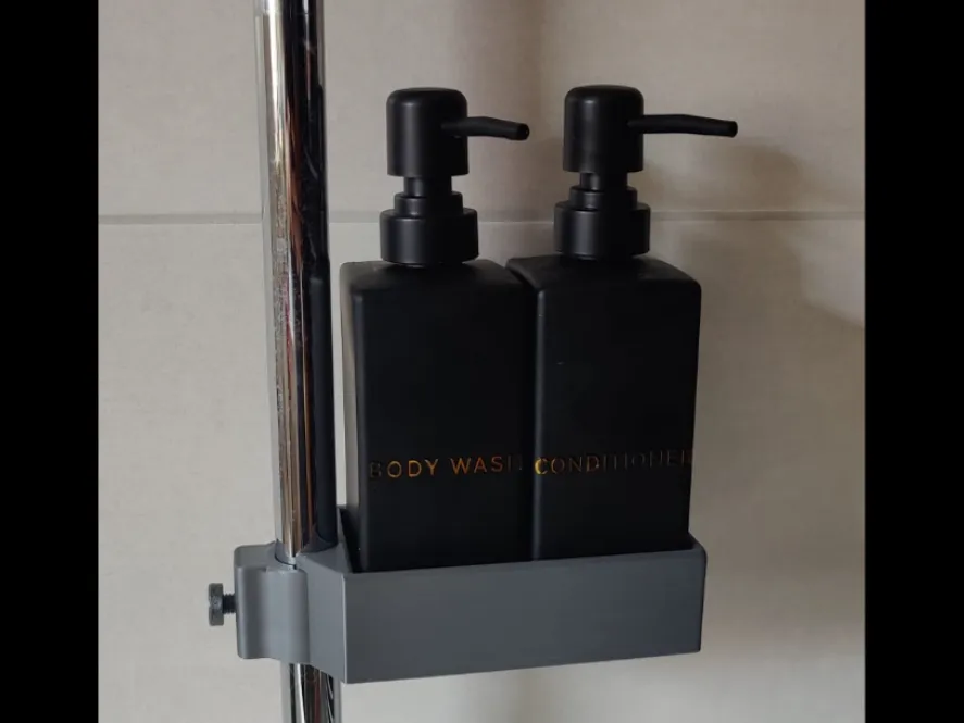 Shower Rod Shelf - Free 3D Print Model - MakerWorld