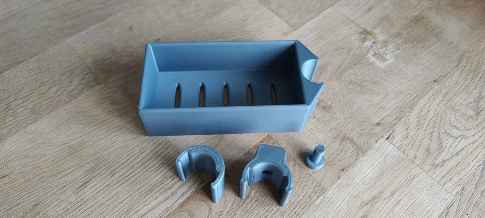 Shower Rod Shelf - Free 3D Print Model - MakerWorld