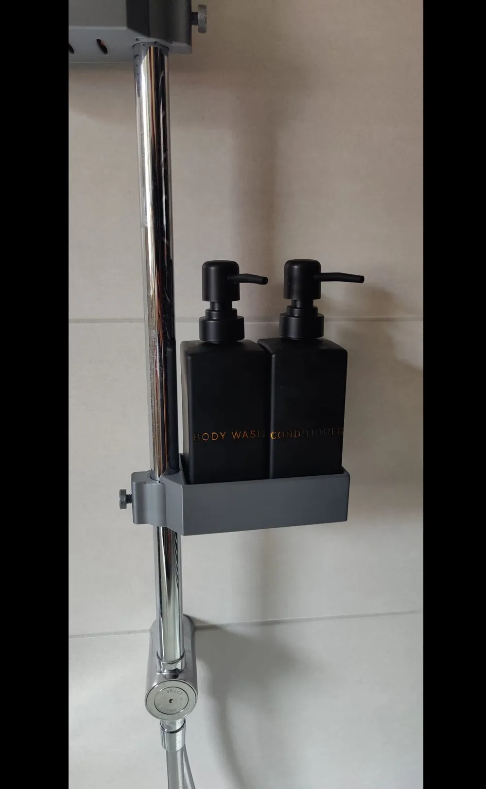 Shower Rod Shelf - Free 3D Print Model - MakerWorld