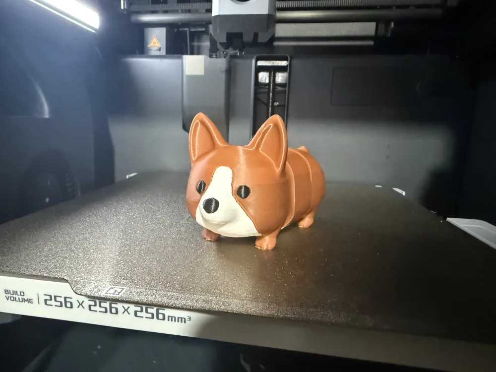 Flexi Articulated Corgi - Free 3D Print Model - MakerWorld