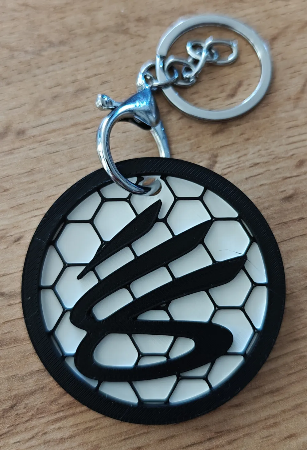 NBA Players Logo Keychain - Stephen Curry - Free 3D Print Model ...