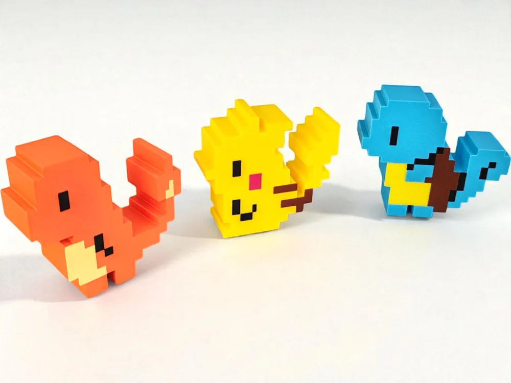 Pokemon - 8-Bit Pikachu by Desgineer MakerWorld: Download Free 3D Models