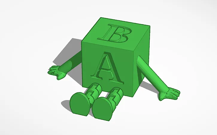 Block Buddy - Articulated Desk Buddy - Free 3D Print Model - MakerWorld