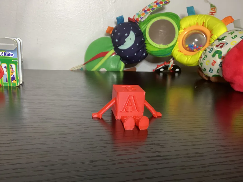 Block Buddy - Articulated Desk Buddy - Free 3D Print Model - MakerWorld