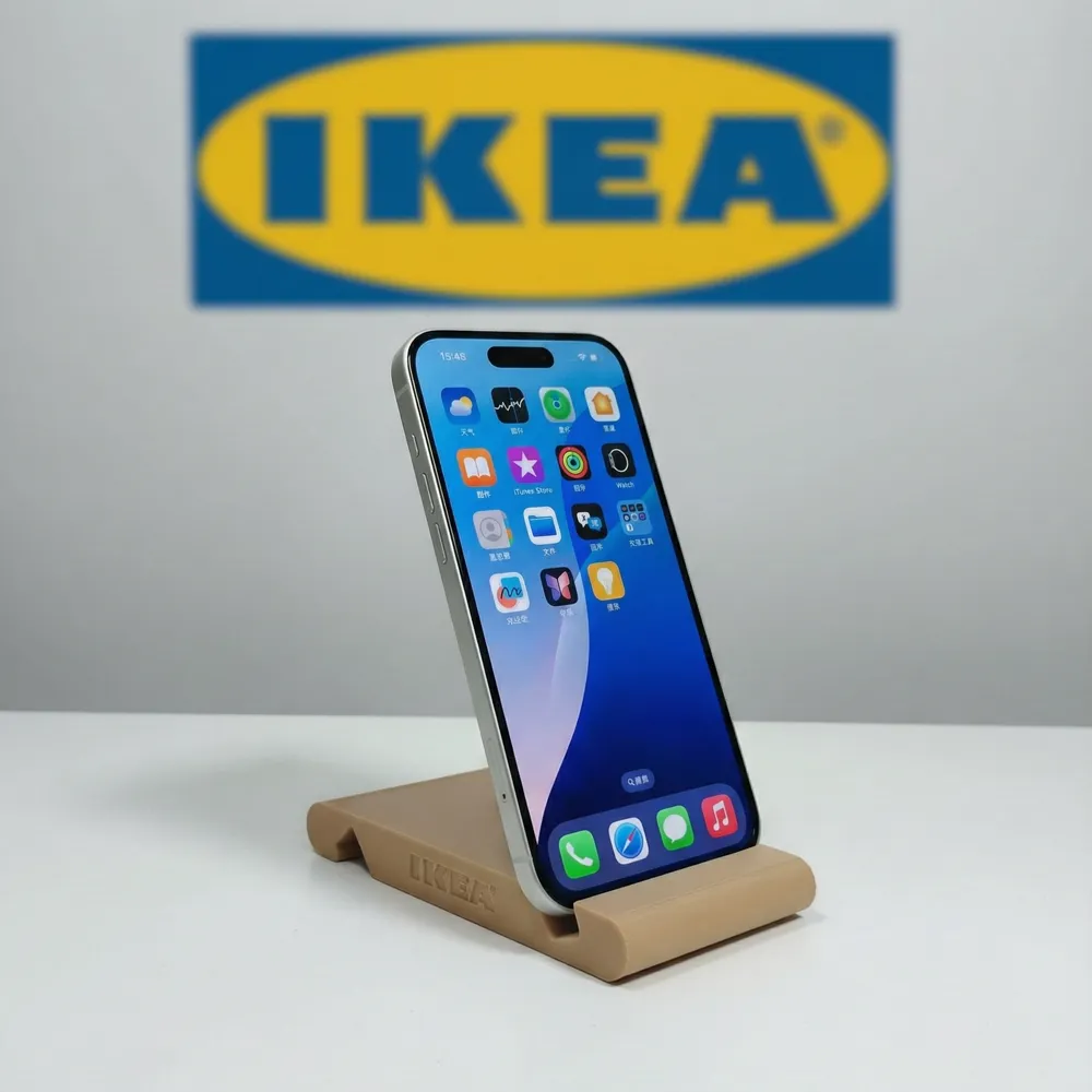 IKEA-like BORGENÄS phone stand - Free 3D Print Model - MakerWorld