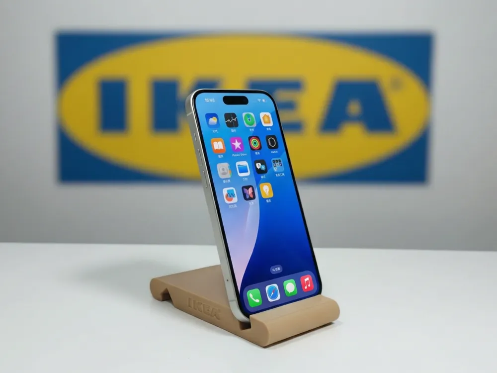 IKEA-like BORGENÄS phone stand - Free 3D Print Model - MakerWorld