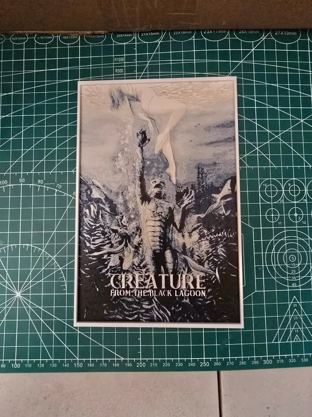 Creature from the Black Lagoon Poster - Hueforge by Lumpy3D MakerWorld: Download Free 3D Models