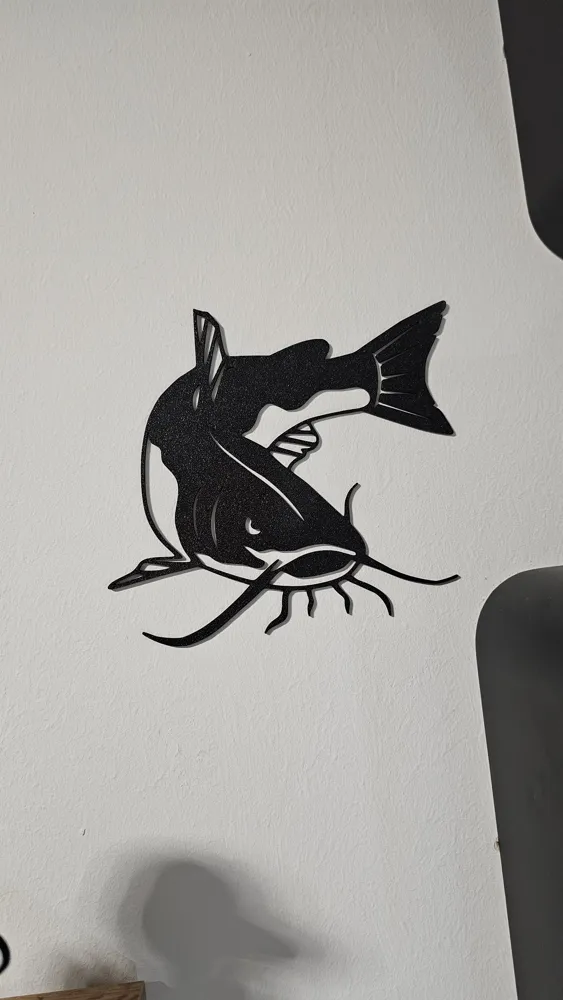 Catfish Wall Art - Free 3D Print Model - MakerWorld