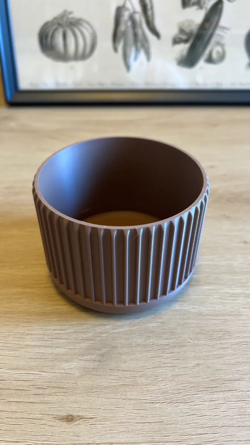 Modern geometric flower pot | planter 100x70 mm - Free 3D Print Model ...