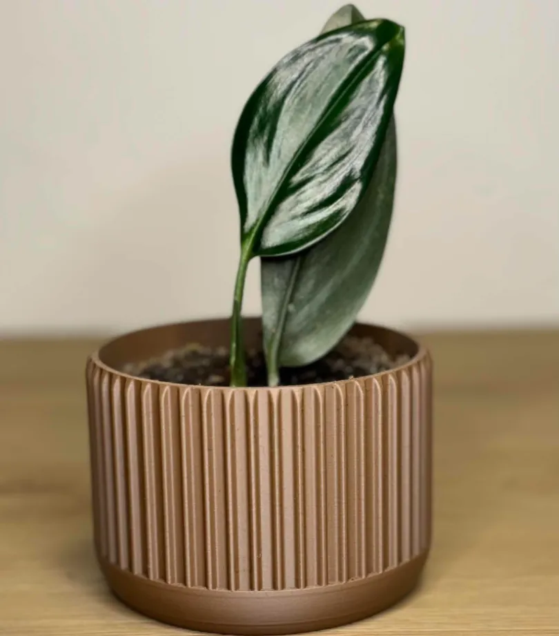 Modern geometric flower pot | planter 100x70 mm - Free 3D Print Model ...