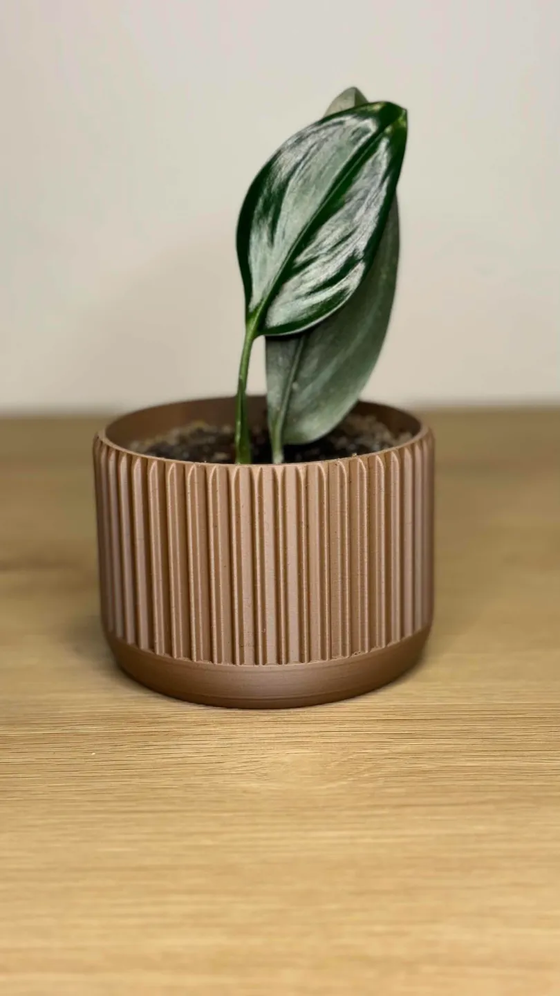 Modern geometric flower pot | planter 100x70 mm - Free 3D Print Model ...