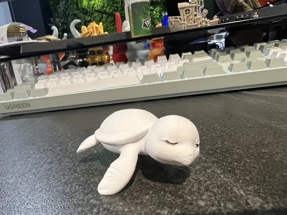 Lazy sea turtle - Lazy Edge Beasts - Free 3D Print Model - MakerWorld