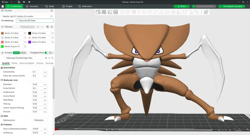 Pokémon Multicolores 136 à 150 (Génération 1) - Modèle d'Impression 3D ...