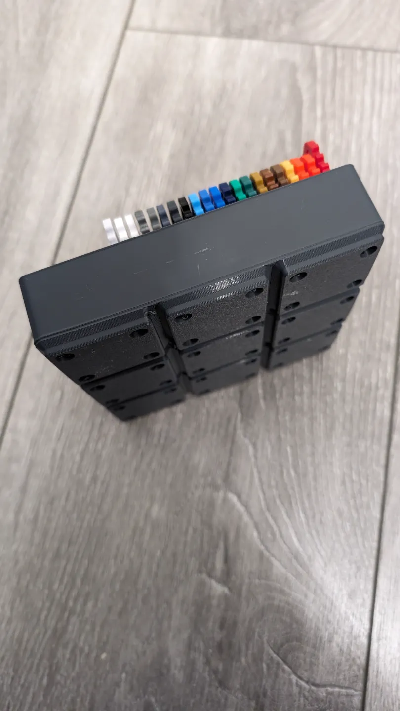 Filament Color swatch gridfinity storage Remixed by Slumpy - MakerWorld