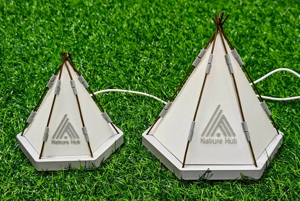 Teepee Desk Lamp - Bambu Lab LED Lamp Kit 001 - Free 3D Print Model ...