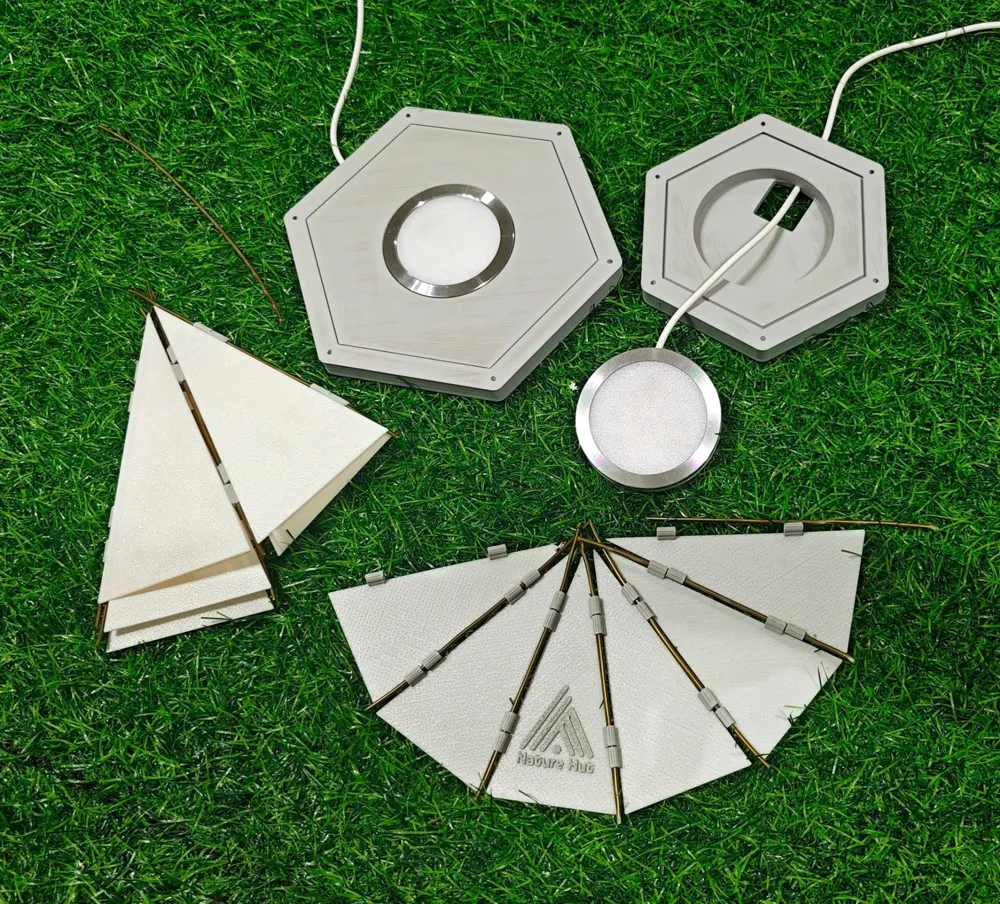 Teepee Desk Lamp - Bambu Lab LED Lamp Kit 001 by Nature Hut MakerWorld ...