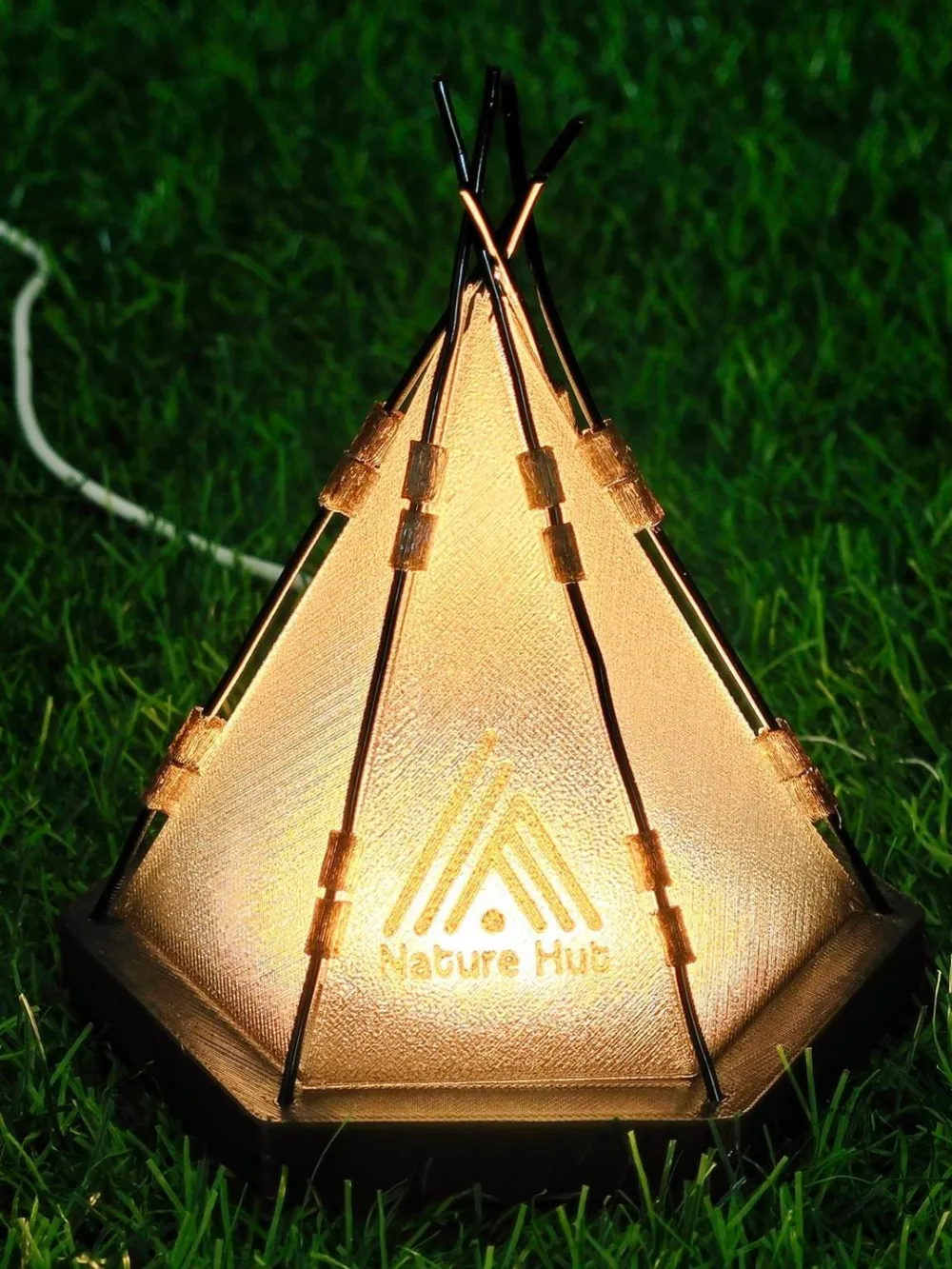Teepee Desk Lamp - Bambu Lab LED Lamp Kit 001 by Nature Hut - MakerWorld